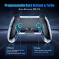 Wireless Controller for PS5, Pro/Slim/MAC/Steam Deck/PC, Hall Effect ...