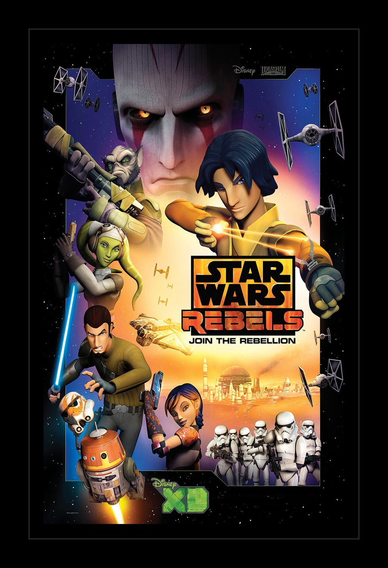 STAR WARS: REBELS - 11x17 Framed Movie Poster - Walmart.com
