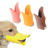 Walbest Dog Muzzles Anti Bite Silicone Duck-Bill Duck Mouth Shape Dog ...