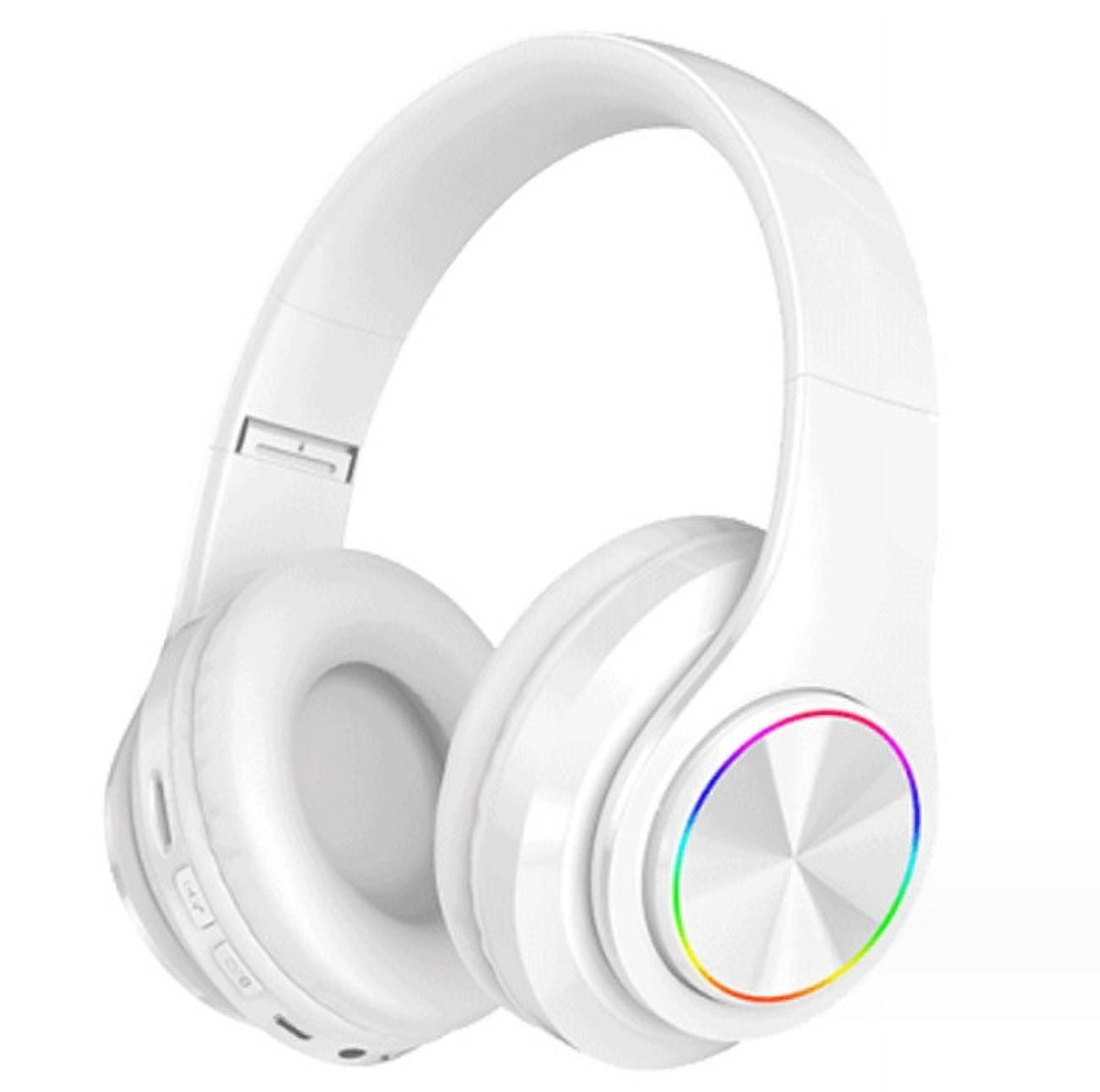 Audífonos inalámbricos Bluetooth con luces LED, micrófono integrado y ...