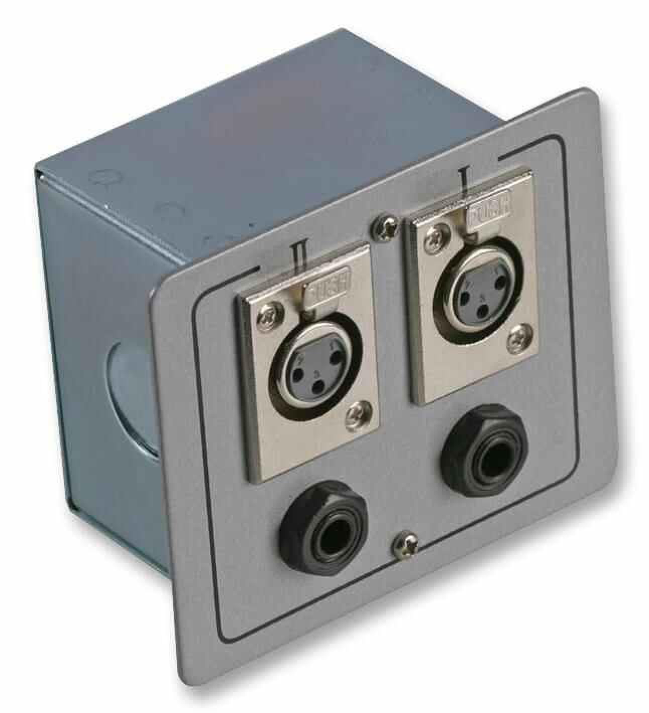 PULSE - AV Connection Box - 2 x XRL Sockets & 2 x Jack Sockets ...