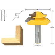 Yonico Mini Tongue & Groove Router Bit Set - 1/4" Shank - 15226q ...