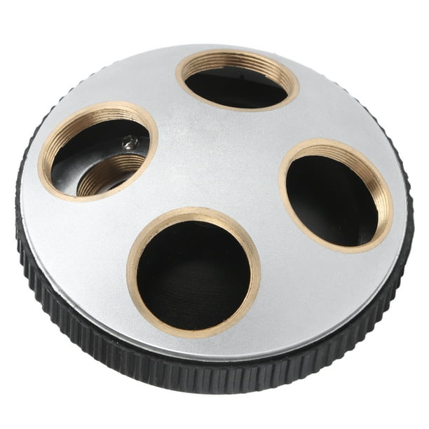 Adaptador de 4 orificios para microscopio, lente objetivo, convertidor ...