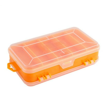 Transparent Box Double-Side Storage Tool Multifunction Tool Box Orange ...