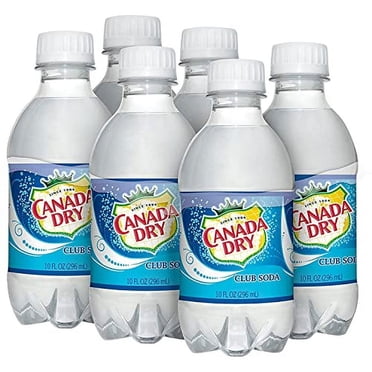 Canada Dry Club Soda Soft Drink, Mini Cans 7.5oz, Pack of 24 - Walmart.com