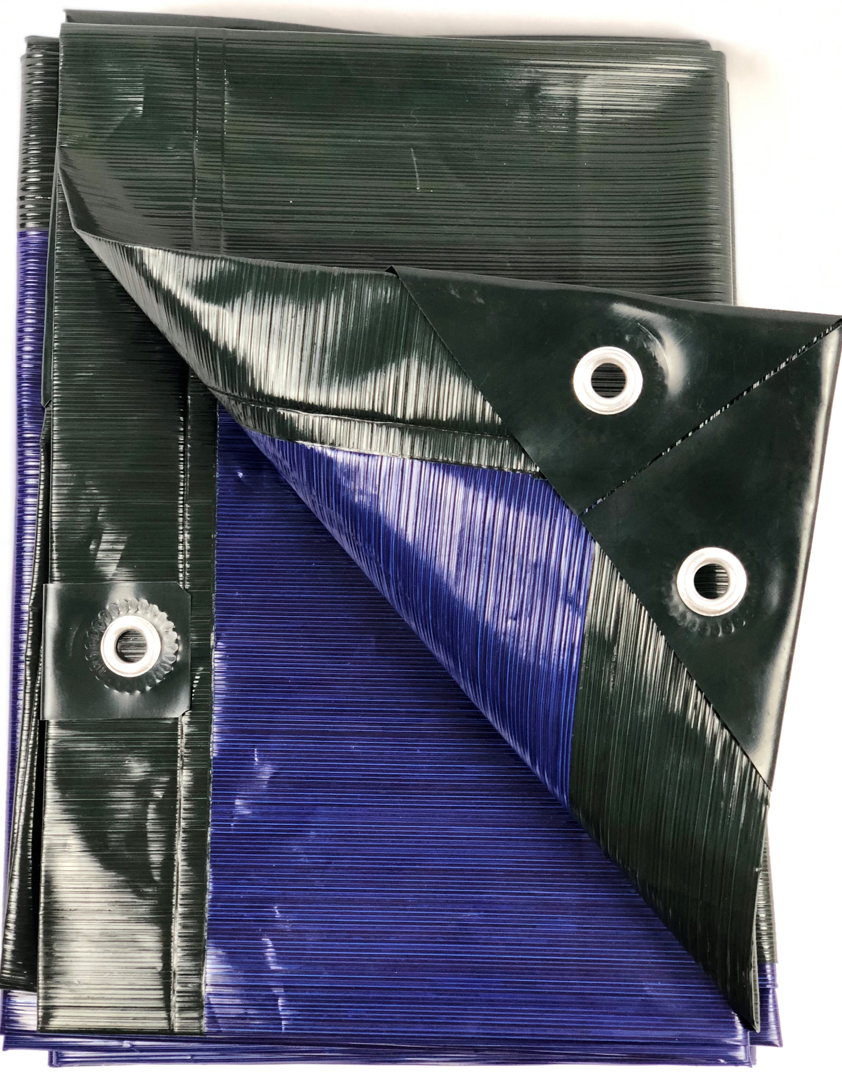 Queen of Tarps 8x10 Super Duty Blue/Green Polymer Tarp - Walmart.com