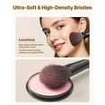 9PCS Professional Makeup Brush Set with Ultra-Soft Synthetic and ...