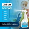 Clean100 PVC Window Cleaner & Revitalizer Cleaner Spray for Plastic ...