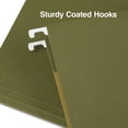 Staples Bulk Assorted 5-Tab Hanging File Folders, Letter Size, Standard ...