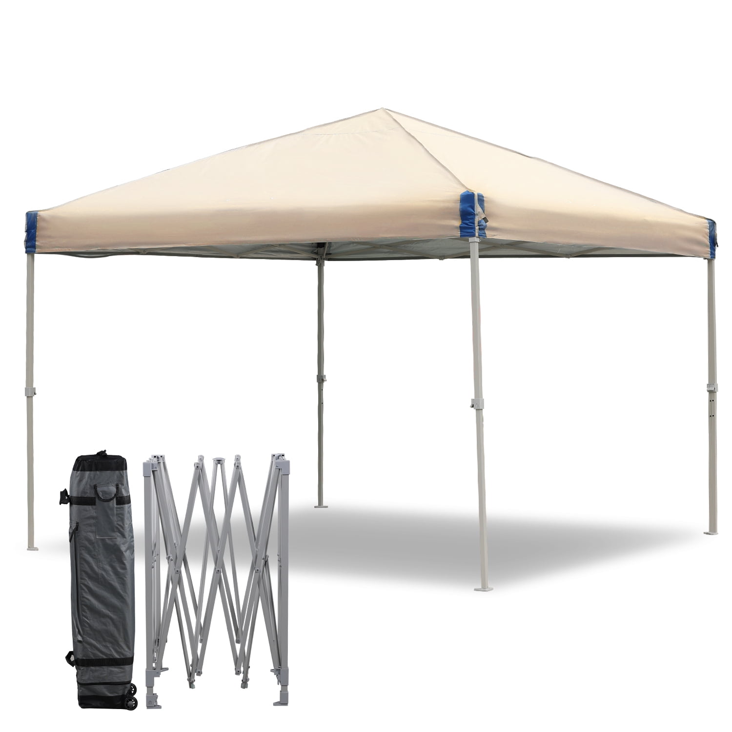 Aoodor 12'x12' Pop Up Canopy Tent with Roller Bag, Portable Instant ...
