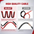 1 Gauge 30 Ft Heavy Duty 900A CCA Booster Cable with Carrying Case ...