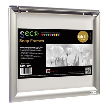 SECO Front Load Easy Open Snap Poster/Picture Frame 11 x 17 Inches ...