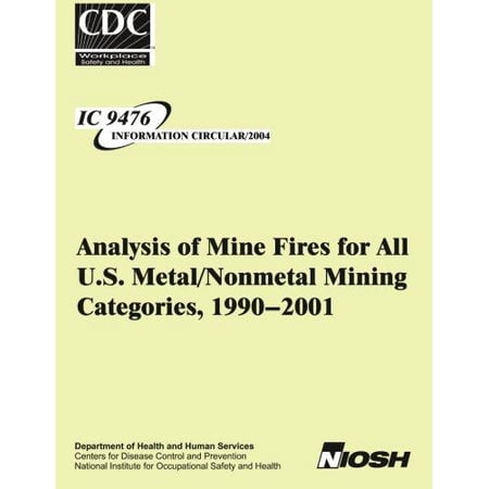 Analysis of Mine Fires for All U.S. Metal/Nonmetal Mining Categories ...