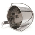 Jeffers Stainless Steel Flat - Sided Hanging Pail with 1 Hook | 1 Quart ...