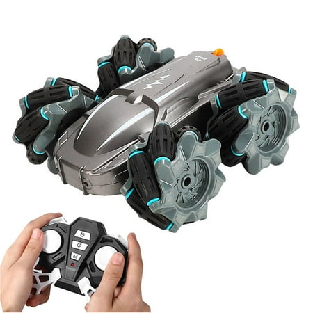 Wweixi RC Stunt Car Toy 4WD 2.4Ghz Double Sided 360° Rotating 180 ...