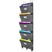 Free Shipping! INTIGE 13-Tier Hanging File Organizer with Hooks Wall ...