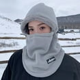 3 in 1 Winter Hat with Mask Neck Windproof,Outdoor Ride Fleece Ski Mask ...