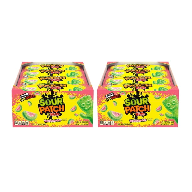 Sour Patch, Watermelon, 2 oz, 24 ct 2PK - Walmart.com