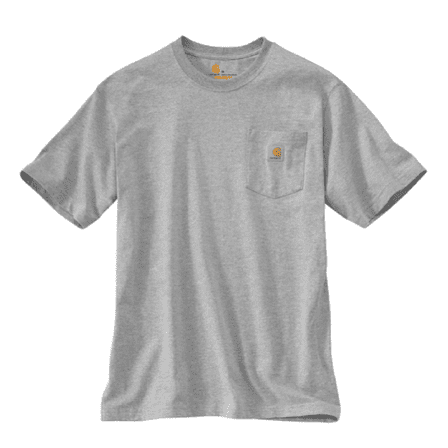 Carhartt K87 Men's Loose Fit Short-Sleeve Pocket T-Shirt, Desert, XL ...