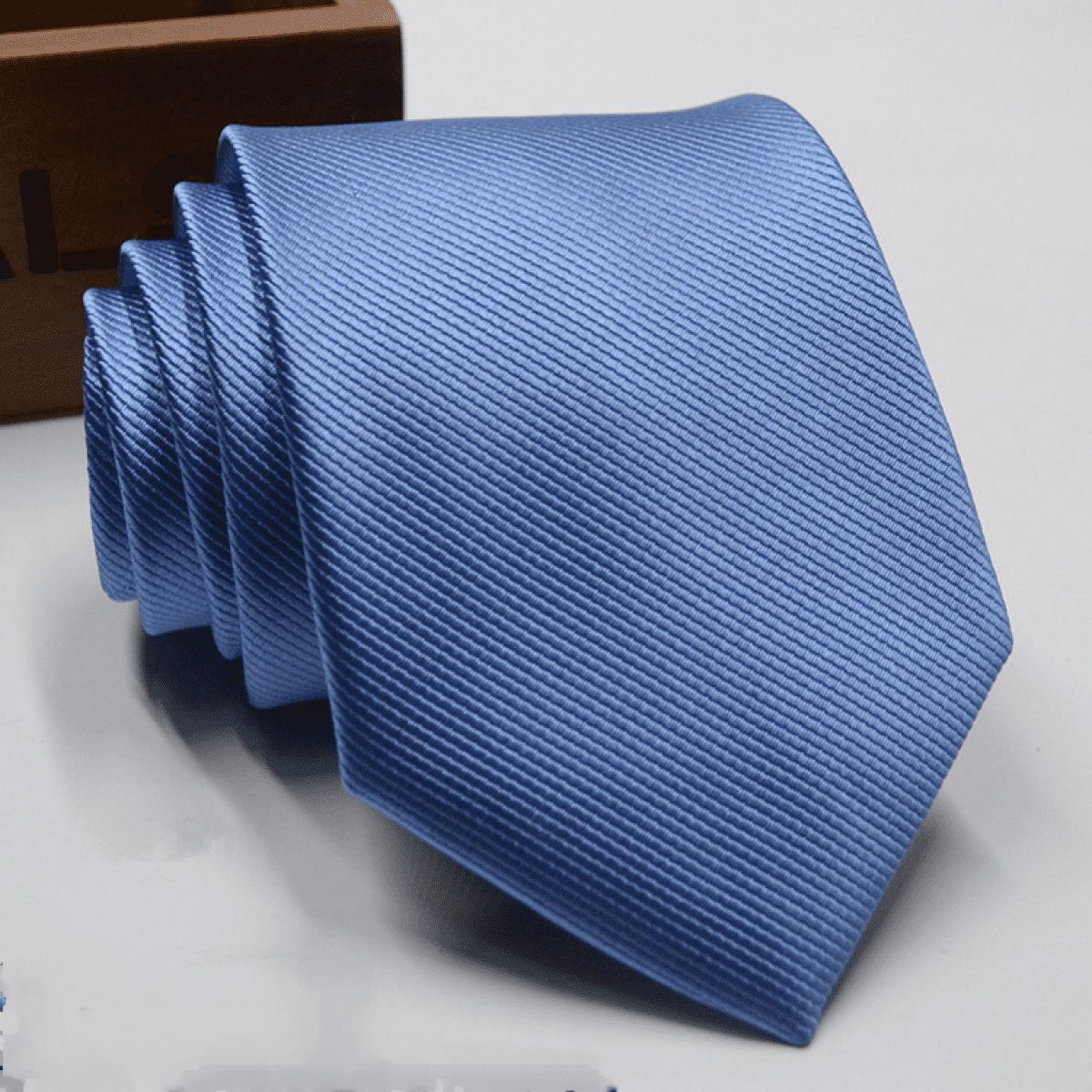 Click here for Unbranded Mens Satin Solid Tie Set，light Blue prices
