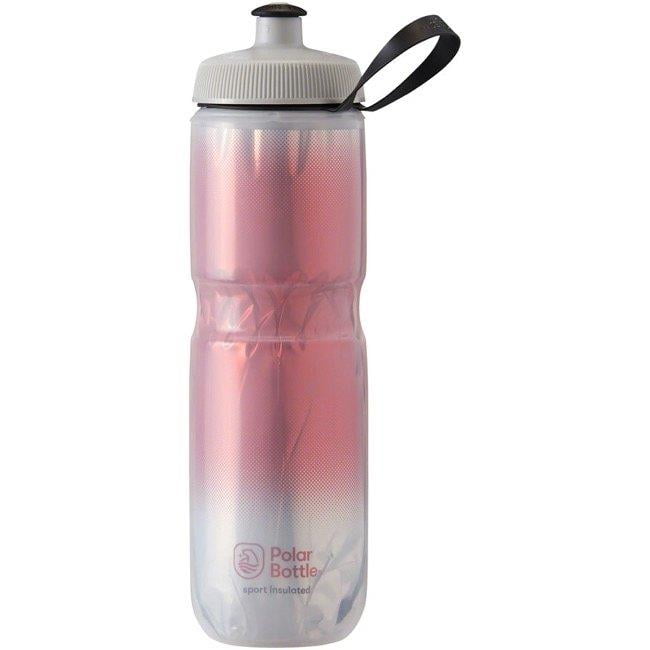 Polar Bottle 348169 24 oz Sport Insulated Fade Water Bottle, Red ...