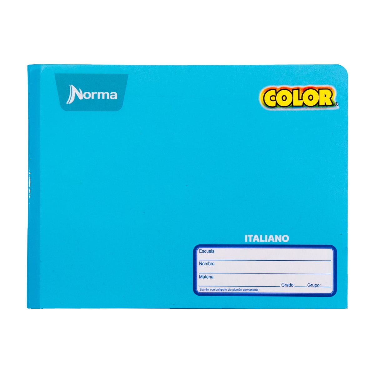 Cuaderno Norma Color Cosido Italiano 100 Hojas Azul | Walmart en línea