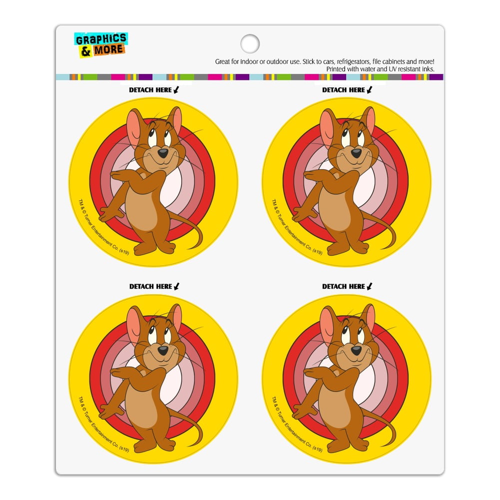 Tom and Jerry Jerry Character Refrigerator Fridge Locker Vinyl Circle ...