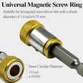 Screwdriver Head Magnetic Ring Three Piece Set, Magnetizer Demagnetizer ...