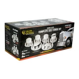 Grand General 40234 Chrome Plastic Complete ABS Axle Cover Set with ...