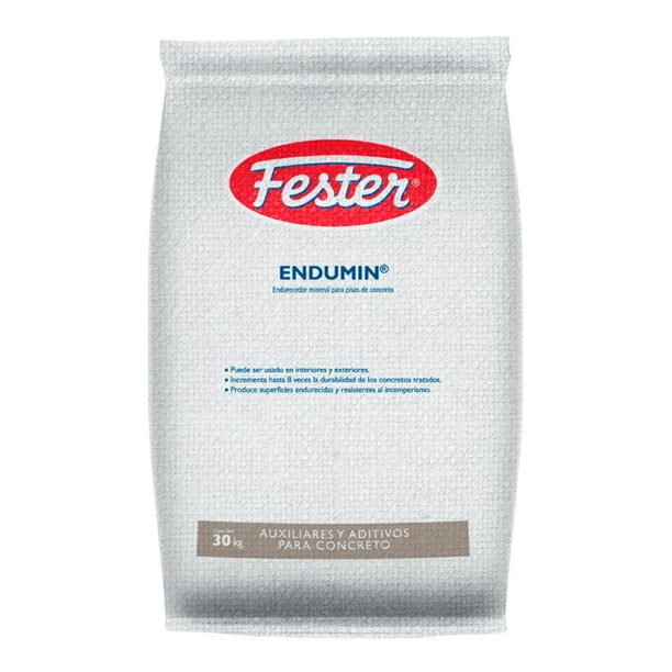 Endurecedor Mineral para Pisos de Concreto Fester Endumin 30 KG | Bodega Aurrera en línea