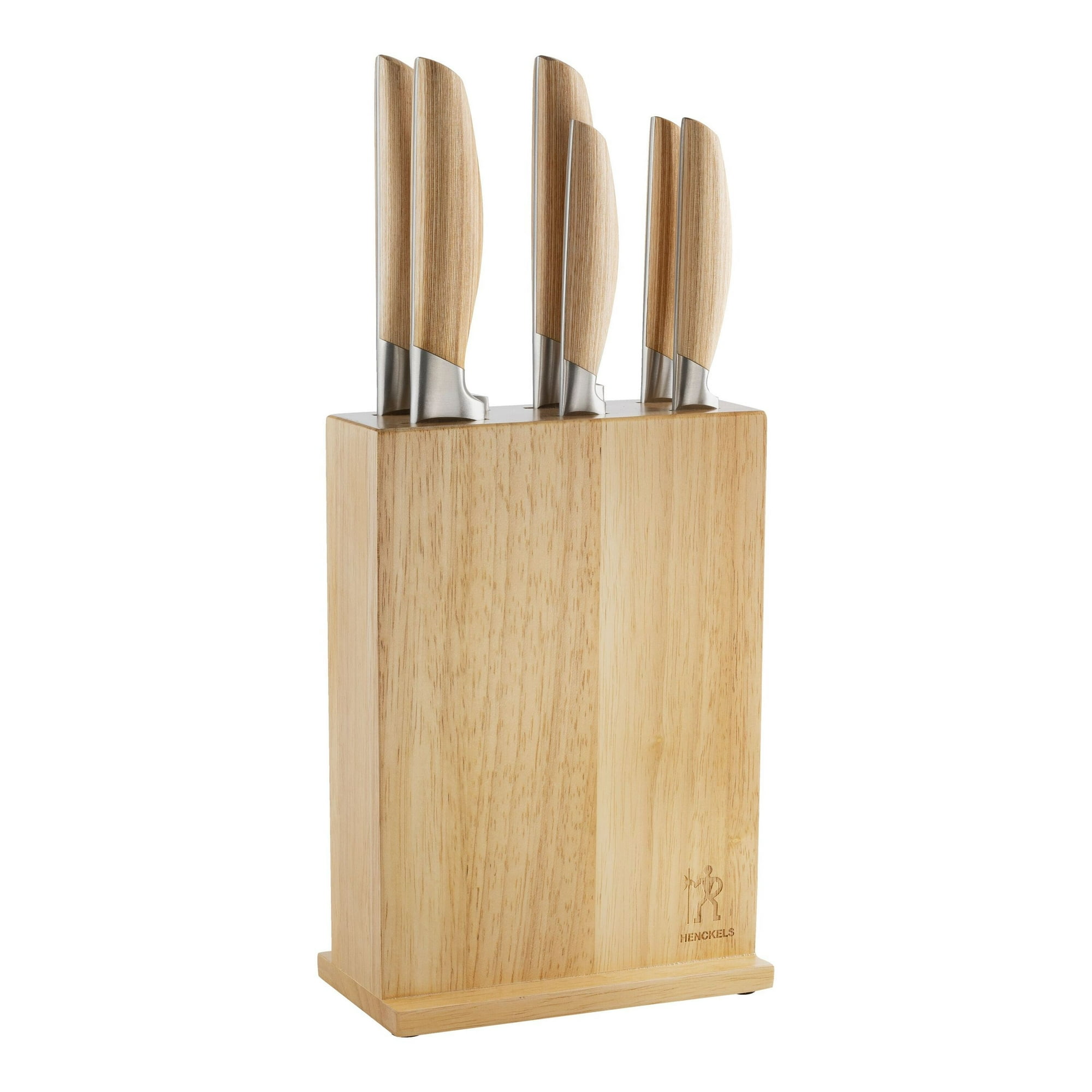 Click here for Henckels Pakka 7 Piece  Knife Block Set  Nature prices