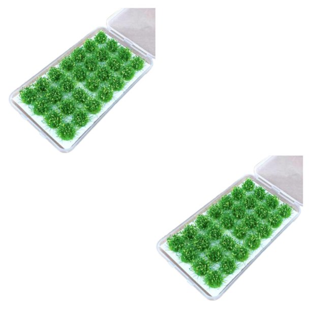 Ustyle 28pieces Easy To Realistic Detail Static Grasses Flower Tufts ...