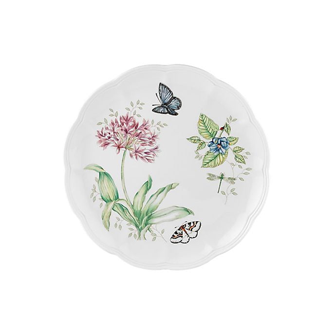 Lenox Butterfly Meadow Blue Butterfly Dinner Plate - Walmart.com