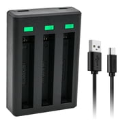 Tzumi EcoJuice Rechargeable AAA Micro-USB Universal Battery, 4 pack ...