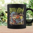 Graphic Book Worm Monster Horror Reading Book Lover Coffee Mugs ...