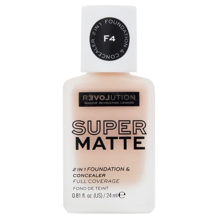 Relove by Revolution Supermatte Foundation F4 - Walmart.com