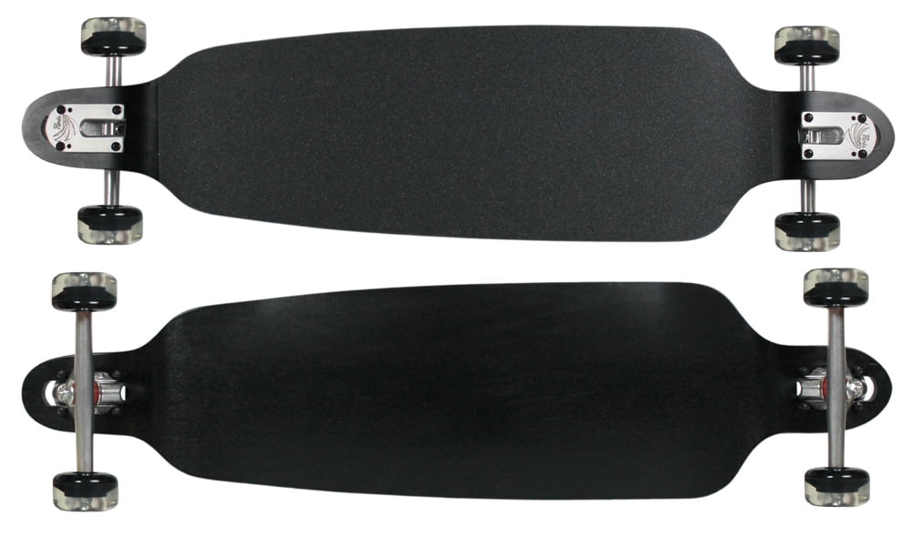 Moose Black Double Drop Longboard 39.75" Paris Trucks Kryptonics 65mm ...