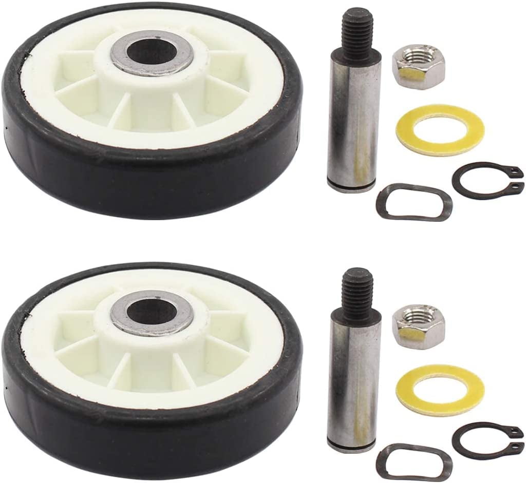 Scaroo 303373K Dryer Drum Roller Support Wheel Kit Fit For Maytag 2 ...