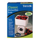 Taylor White Analog Food Scale 1 lb - Walmart.com