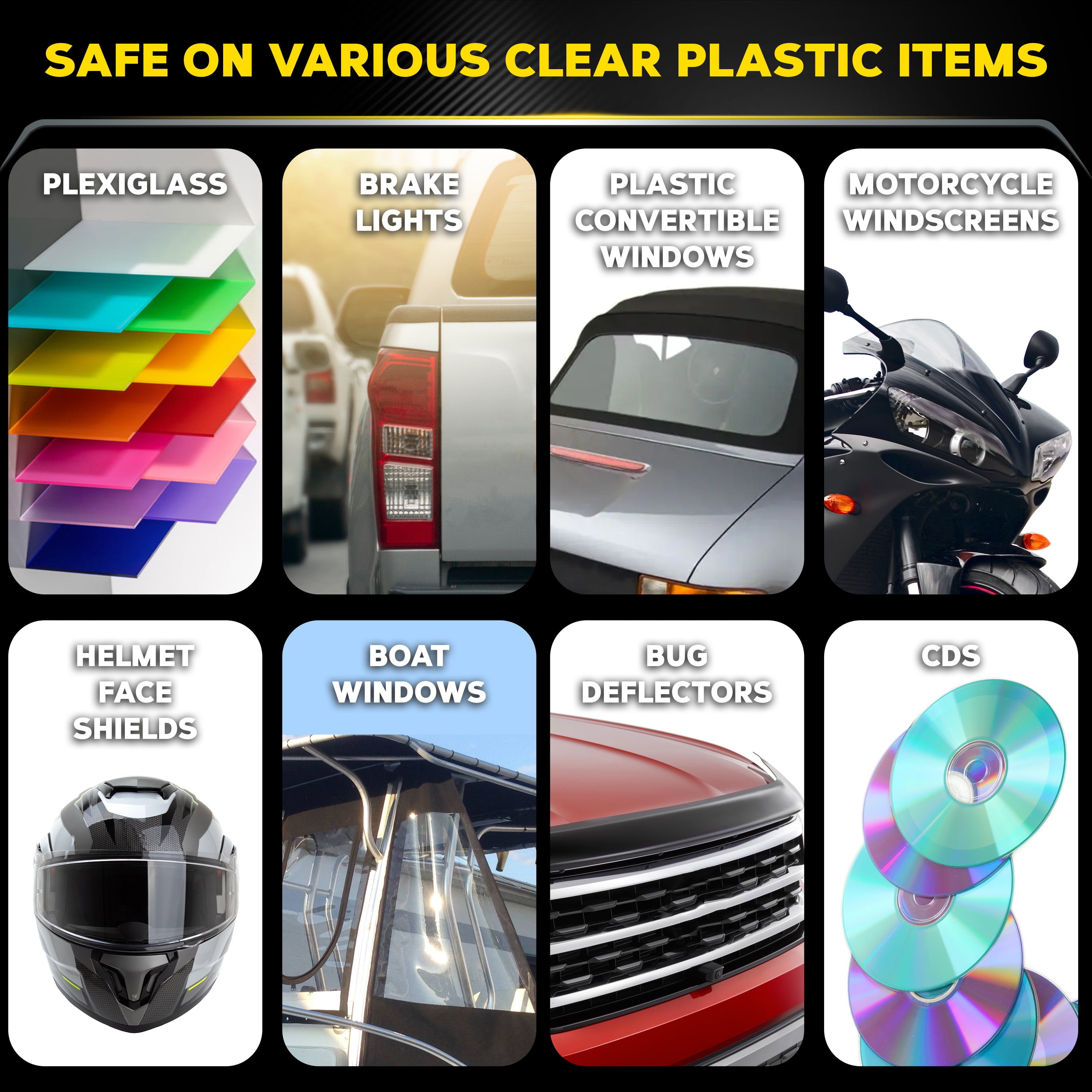 Meguiar's Plast-X, Clear Plastic Cleaner and Polish, 10 oz Best Deals ...