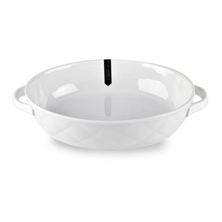 blue harbor 33338 1 qt quilted oval baker - white - Walmart.com