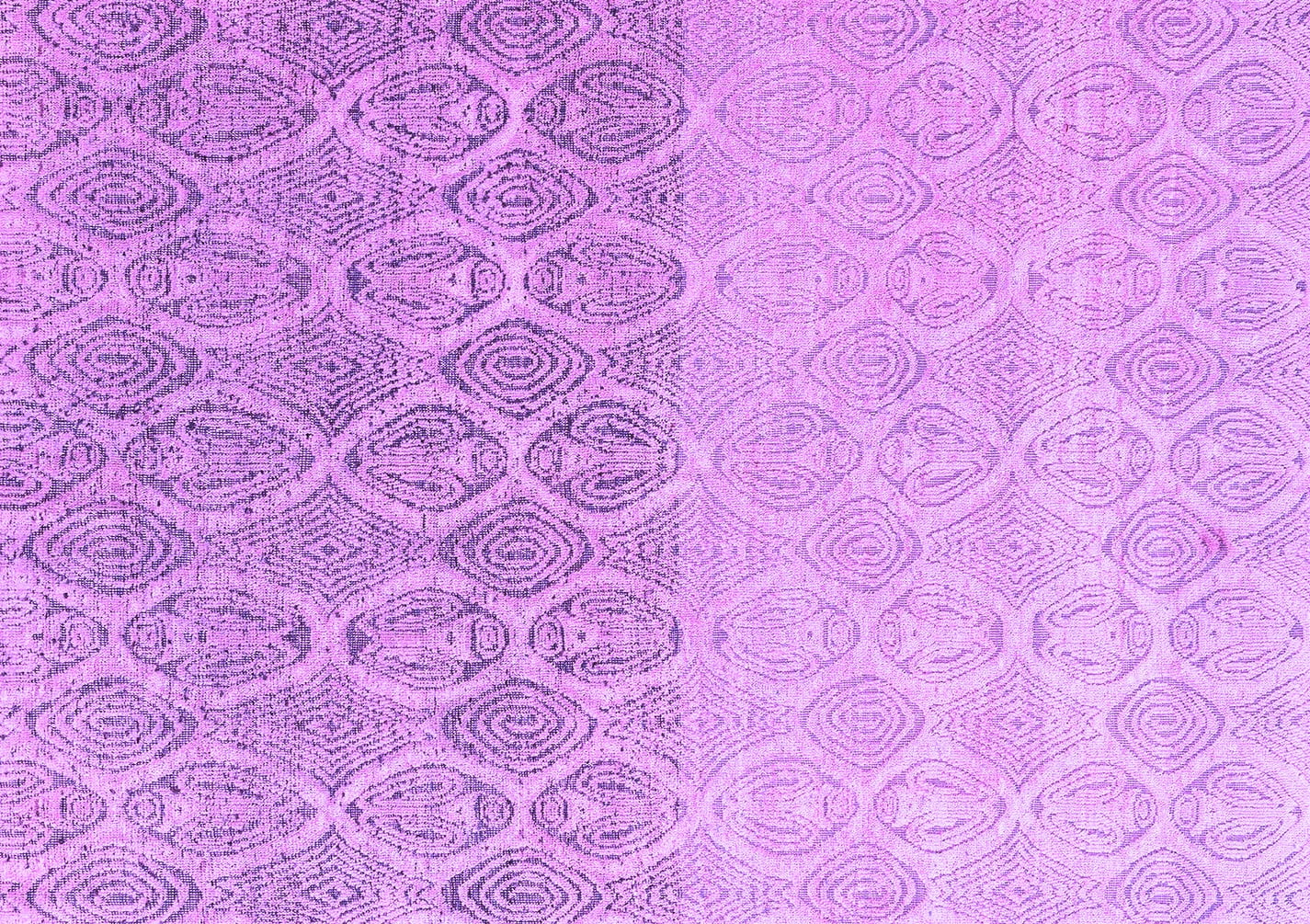Ahgly Company Indoor Rectangle Abstract Purple Modern Area Rugs, 2' x 5 ...