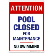 Pool Maintenance Signs
