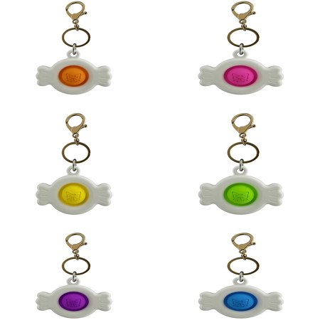 Keychain, Simple Dimple Decompression Portable Keychain Candy ...