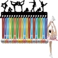 1 Set Iron Medal Holder Frame 20 Hooks Medal Display Hanger Rack with ...