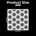 30 Pcs Plastic Sashiko Stencil 4.7 X 4.7 Inch Geometric Sashiko Pattern ...
