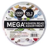 Cousin DIY 1200 Piece Multicolor Mega Tub Acrylic Friendship Bracelet ...