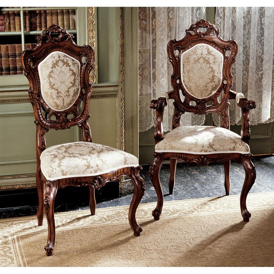 Design Toscano Toulon French Rococo Chairs (Set Includes: 4 Side Chairs ...