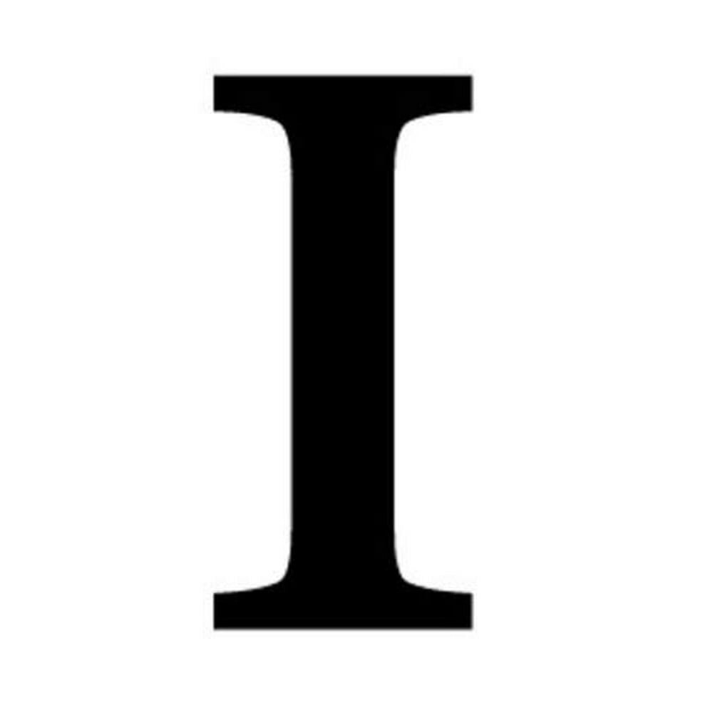 Letter I Black METAL 12 Inch Wrought Iron Signage Home Wall Art Plaque ...