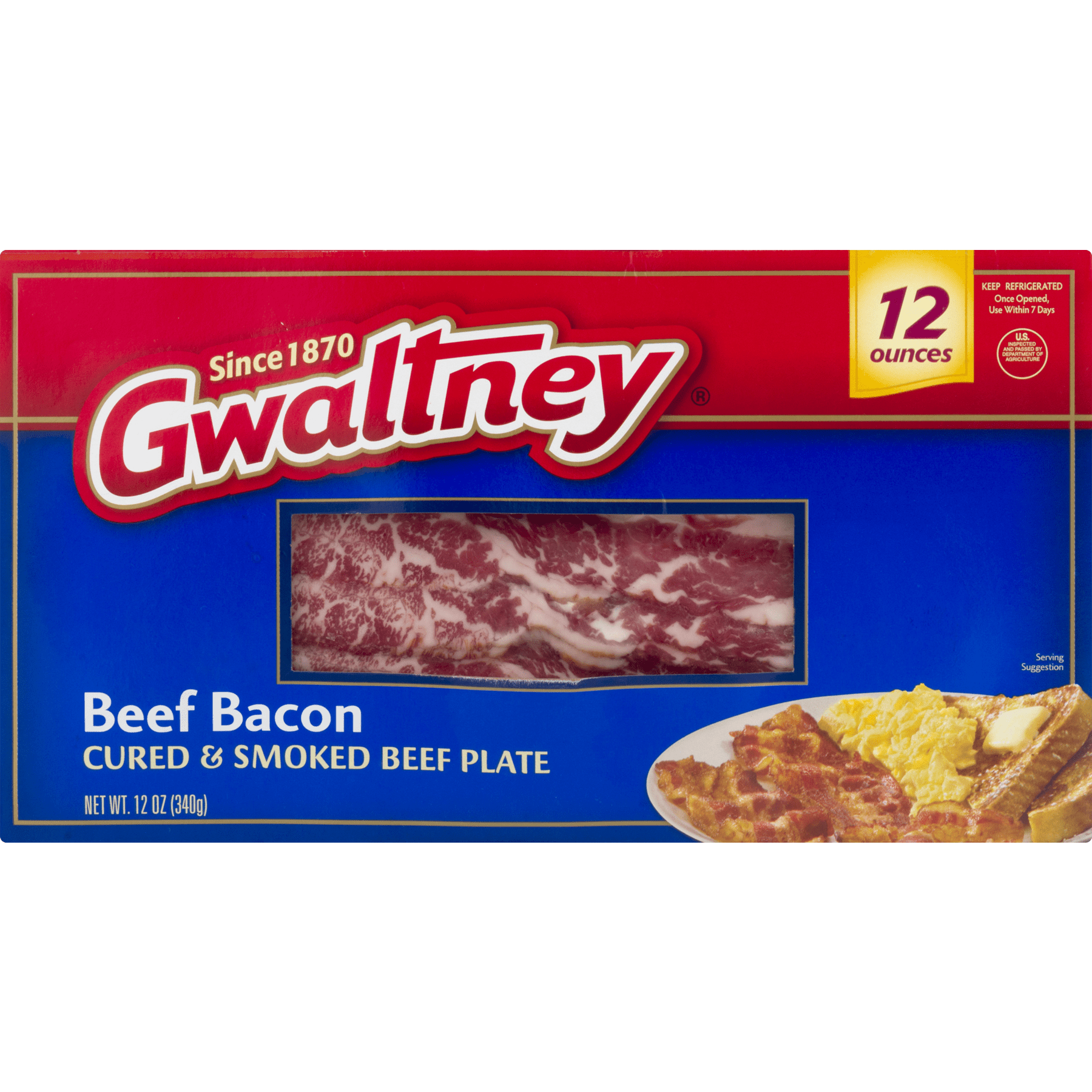 where does beef bacon come from